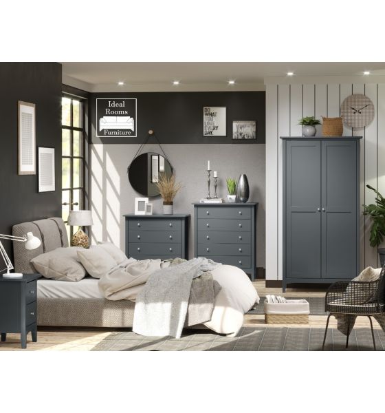 Commodore 2 Drawer Beside - Midnight